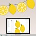 Lemon Banner Printable: Summer Party Garland (digital Download) - Etsy