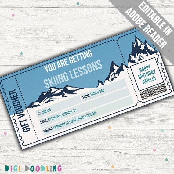 Fake Gift Certificate Template