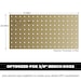 Trunkworks USA Modular 2x4' MFT Table Top With Holes Optimized for 3/4 ...