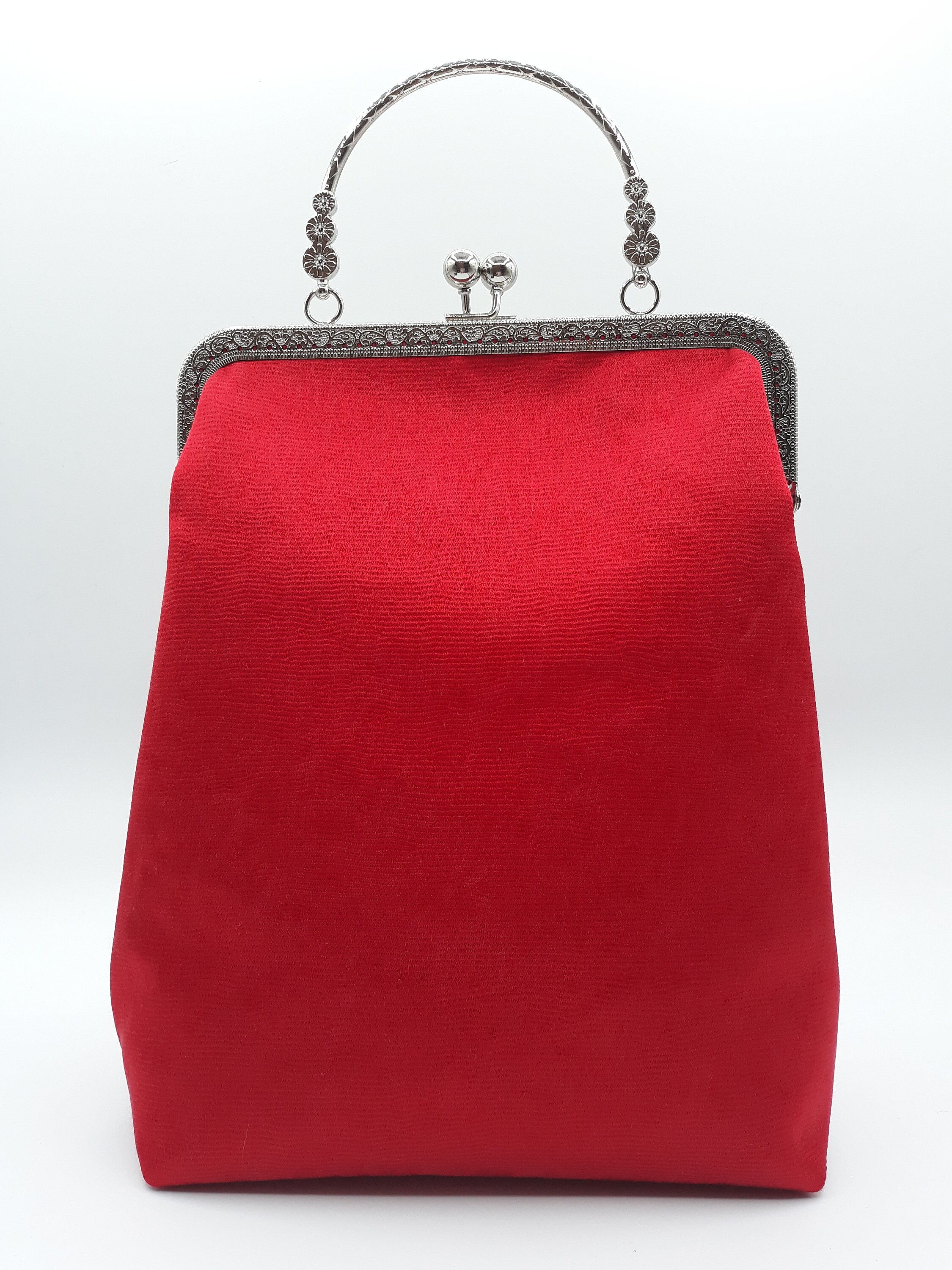 Jeweled Kiss-lock Handbag Frame Bag Cross Body Bag With - Etsy