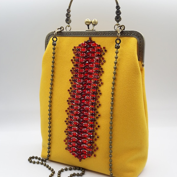 Kiss Lock Shoulder Bag Pattern - Etsy