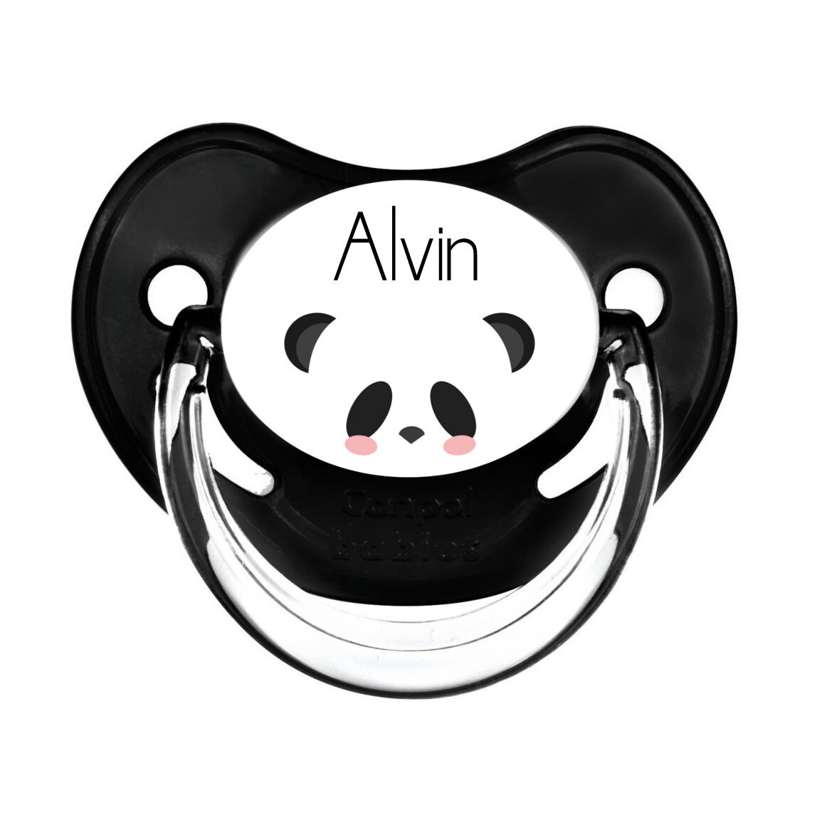 Personnalised Pacifier Panda With Baby's Name by - Etsy