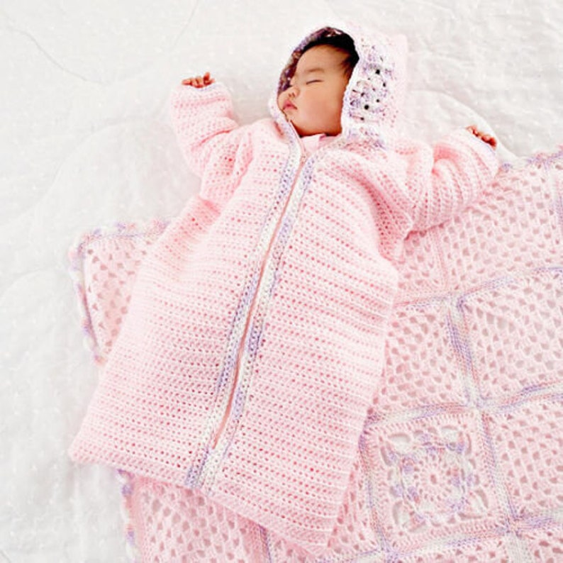 Crochet Pattern PDF DOWNLOAD beautiful Crochet Baby Sleeping - Etsy