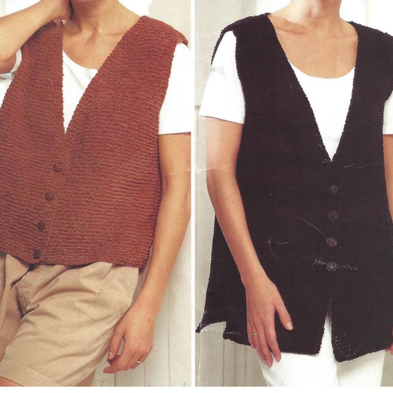 Sleeveless Jacket - Etsy