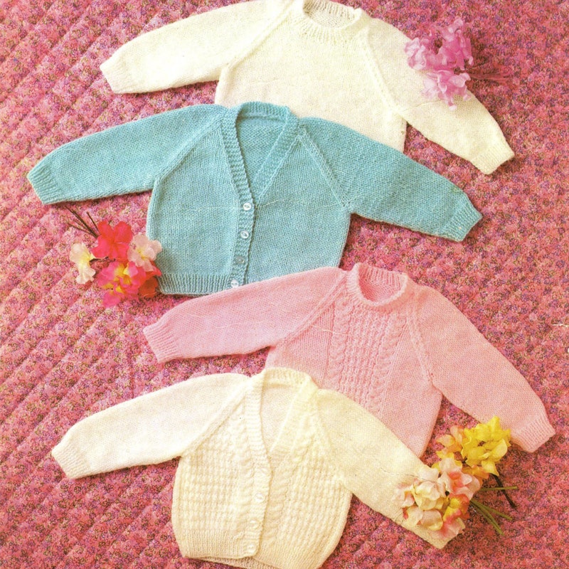 Baby Girls Dk Cardigan - Etsy UK