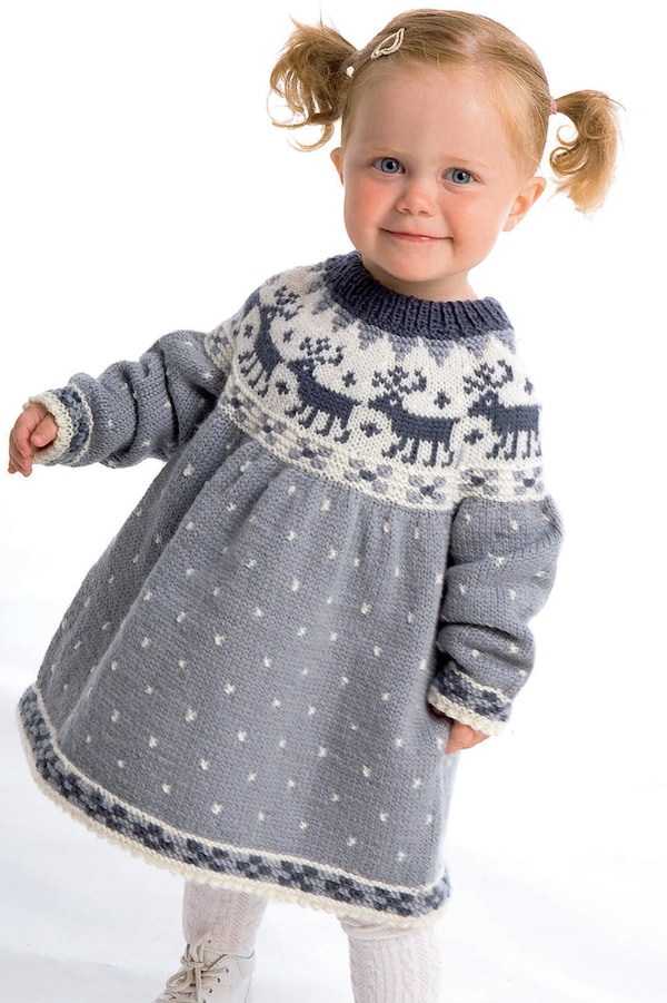 Fair Isle Fox Knitting Pattern, Scandinavian Stranded Knit Cute Animals ...