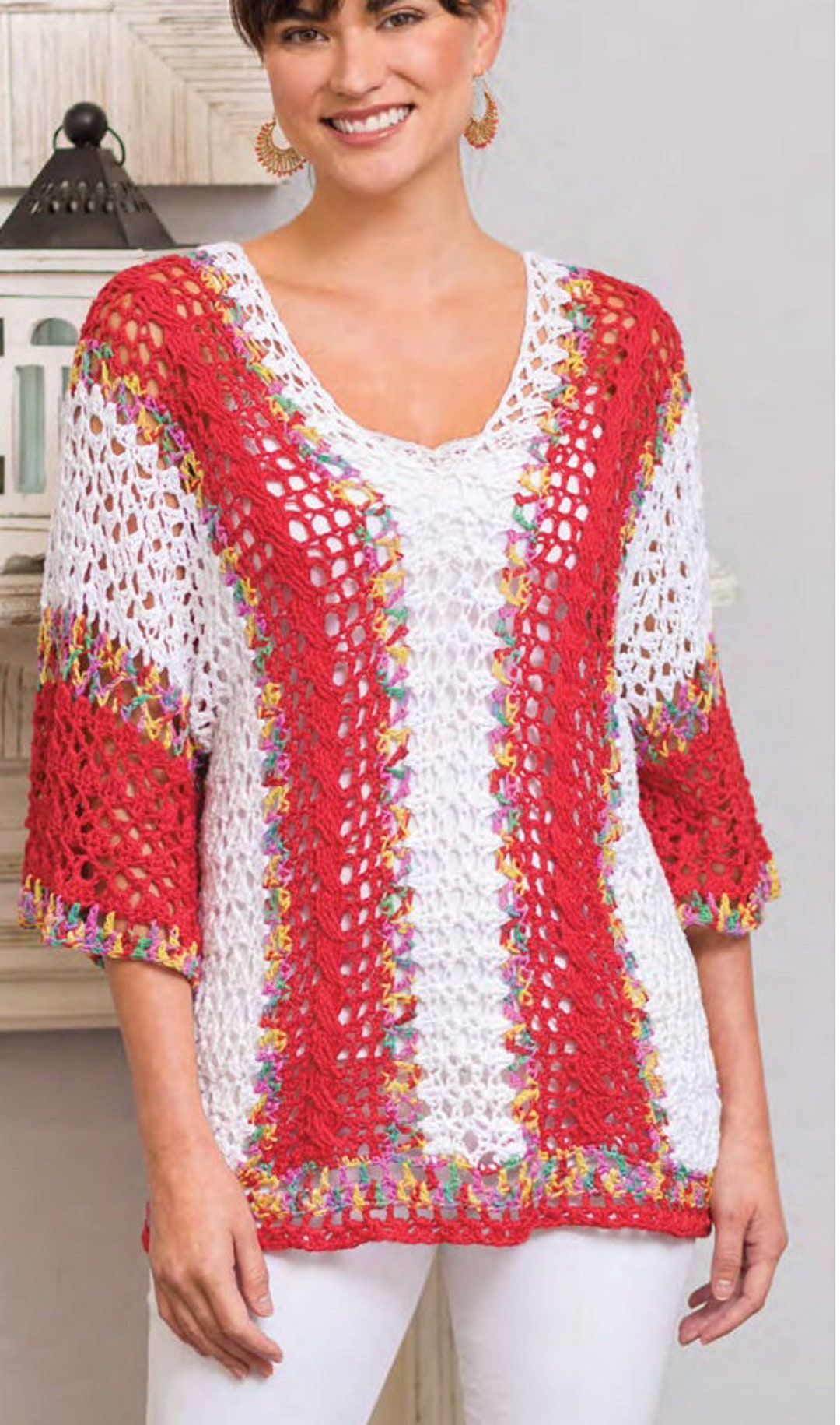 Woman's Crochet Loose Fitting Summer Caftans -crochet Pattern Instant ...
