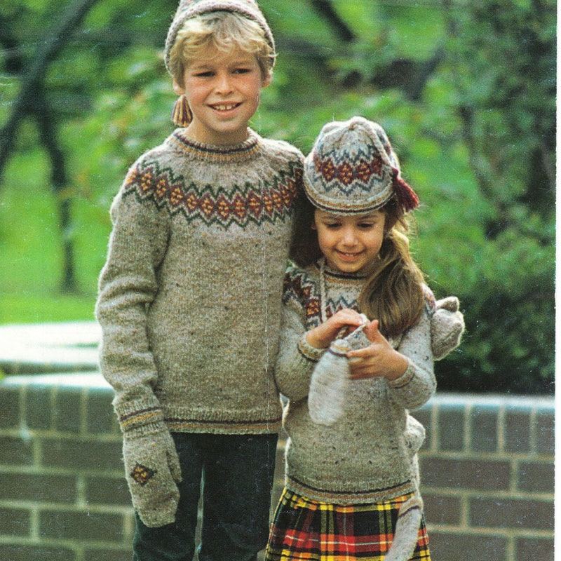 Fair Isle Sweater - Etsy