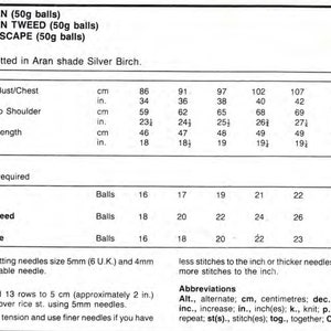 PDF Knitting Pattern Ladies Aran Cable Jumper- Sweater-aran/ Worsted 10 ...