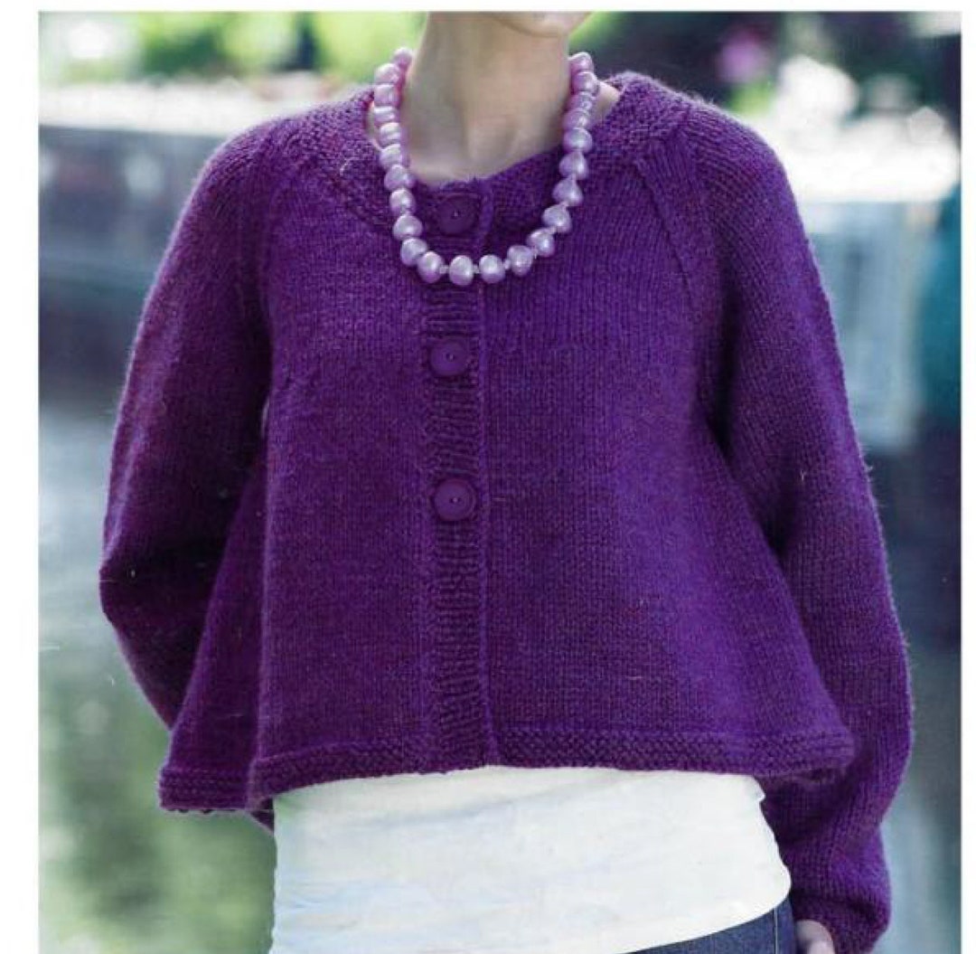 Woman's Ladies Big Chunky Bulky, Quick Knit Cardigans/jackets- 32 - 44 ...