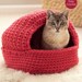 Easy Crochet Cat Pet Basket Nest & Storage Baskets ~ Super Chunky Wool ...