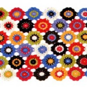 Boho Crochet Flower Shawl 23.5" X 79" at Widest Point Festival Wedding ...