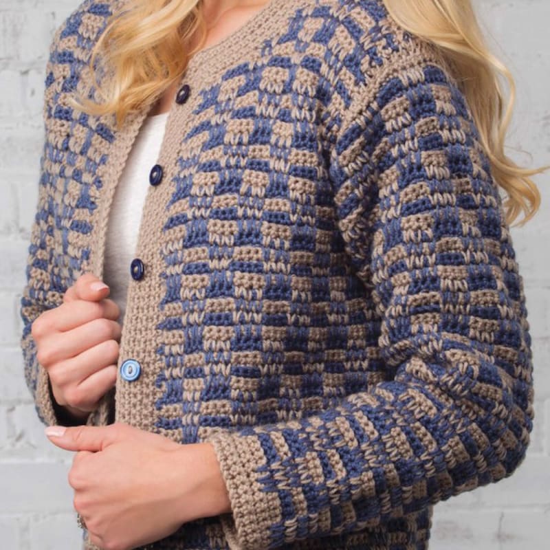 Plaid Vintage Cardigan - Etsy