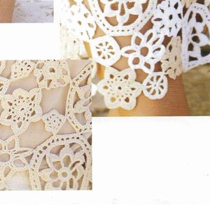 Crochet Summer Round Neck Patchwork Dress & Top in 4ply Soft Cotton 34 ...