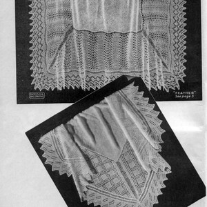 Patons 216 Vintage Baby Book With Lots of Baby Shawl Patterns to Knit ...
