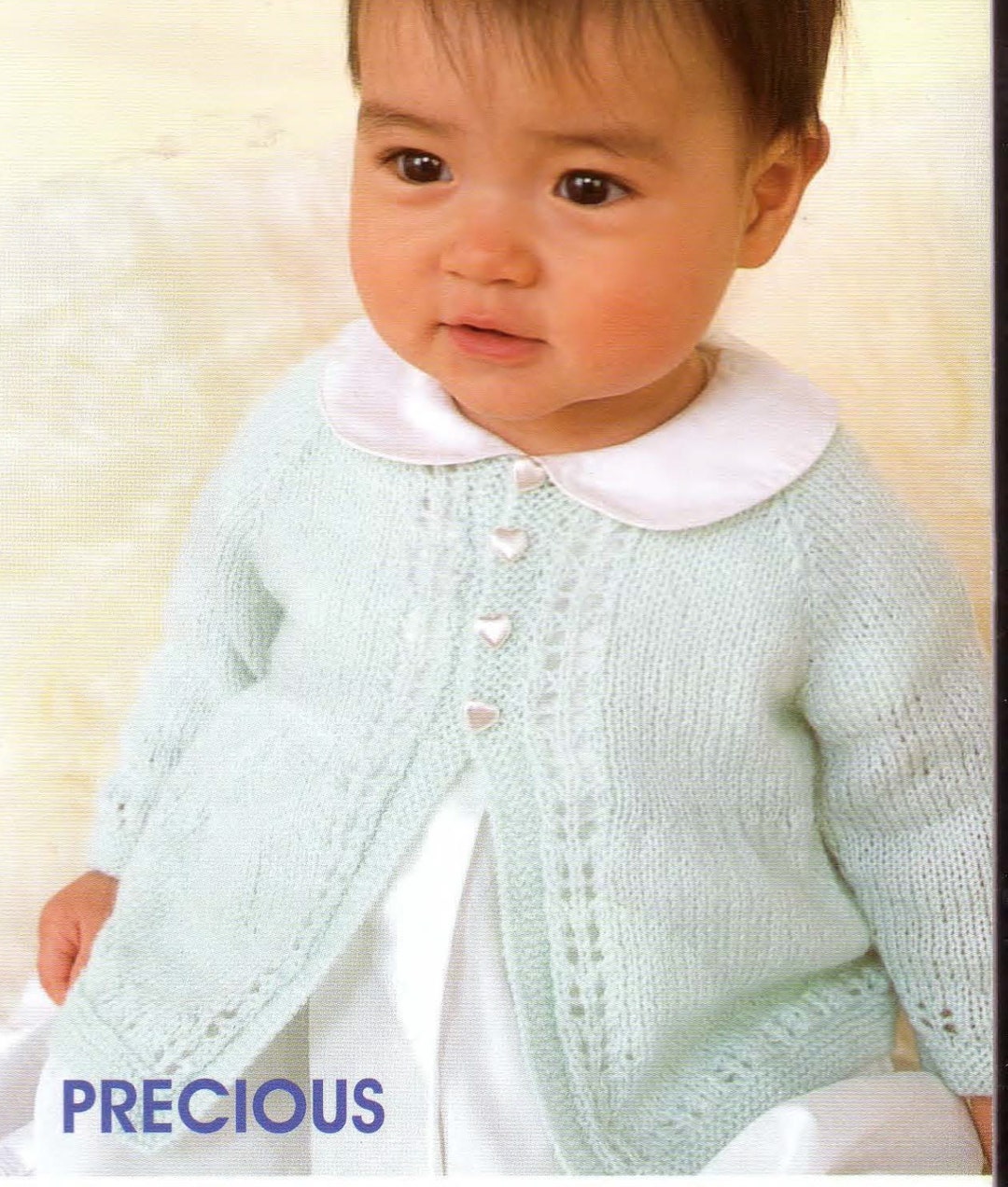 Baby 4 Ply Raglan Cardigan/jacket - 4ply Wool- Knitting Pattern PDF ...