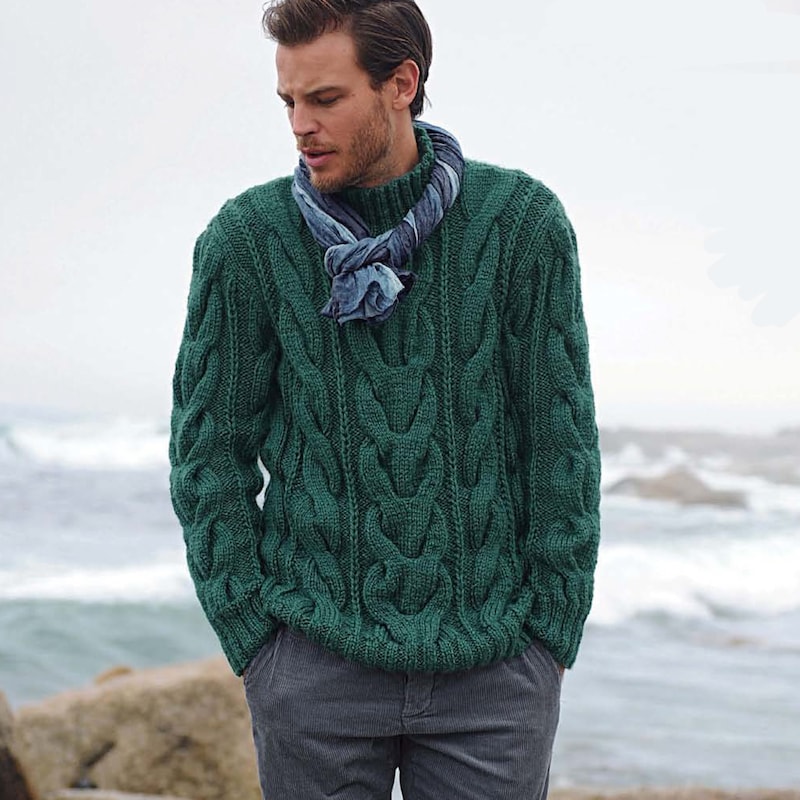 Chunky Mens Winter Sweater - Etsy UK