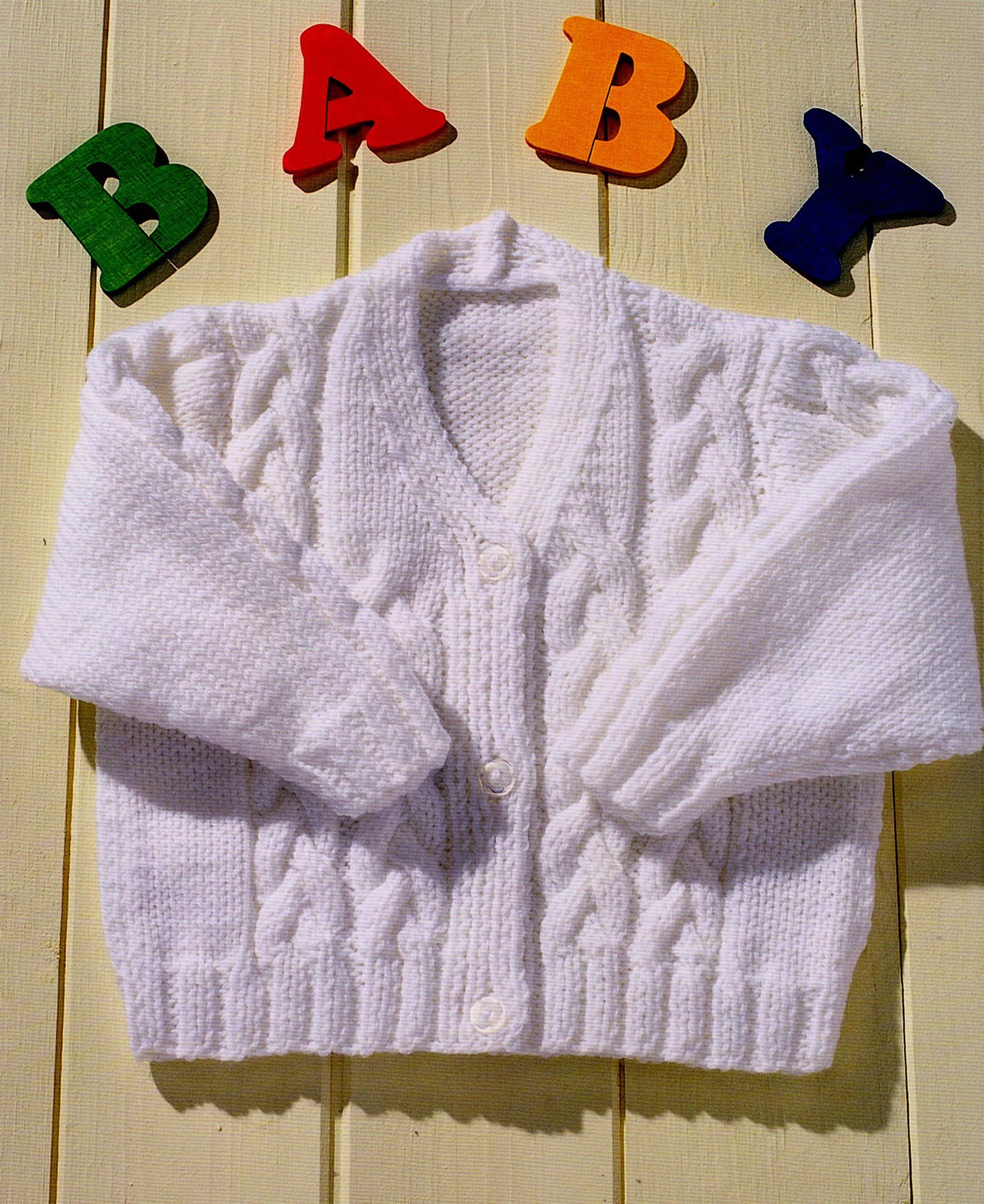 Baby Cable Jackets Cardigans- 2 Styles -DK (8ply)- Easy Knit- Instant ...