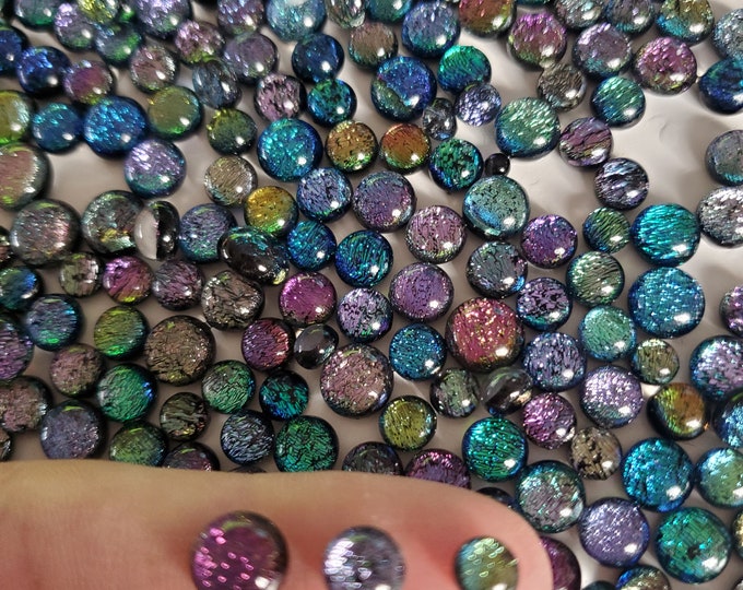 96COE Small Dichroic Glass Fusing Dots. 75 or 100 Pack. Frit Balls ...