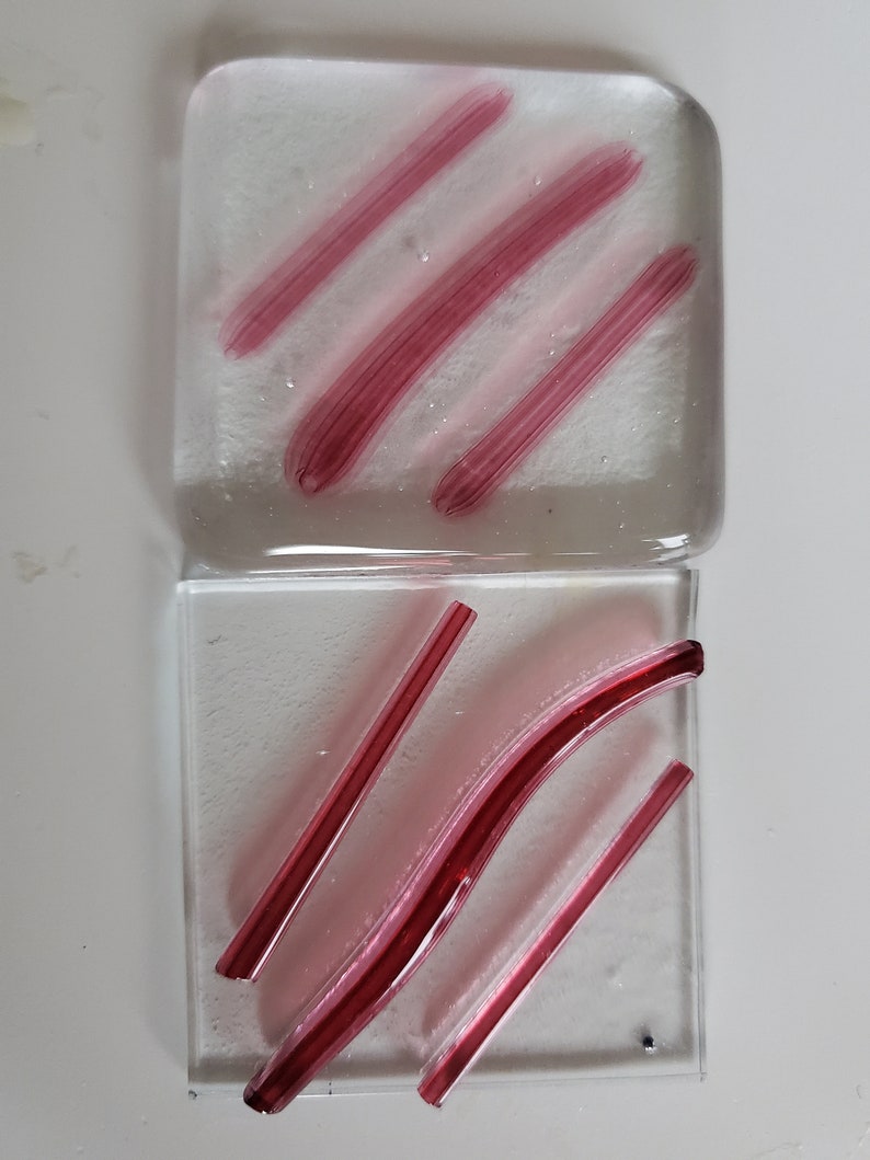 COE 96 PINK Stringers / Noodles / Vitrigraph for Glass Fusing. - Etsy