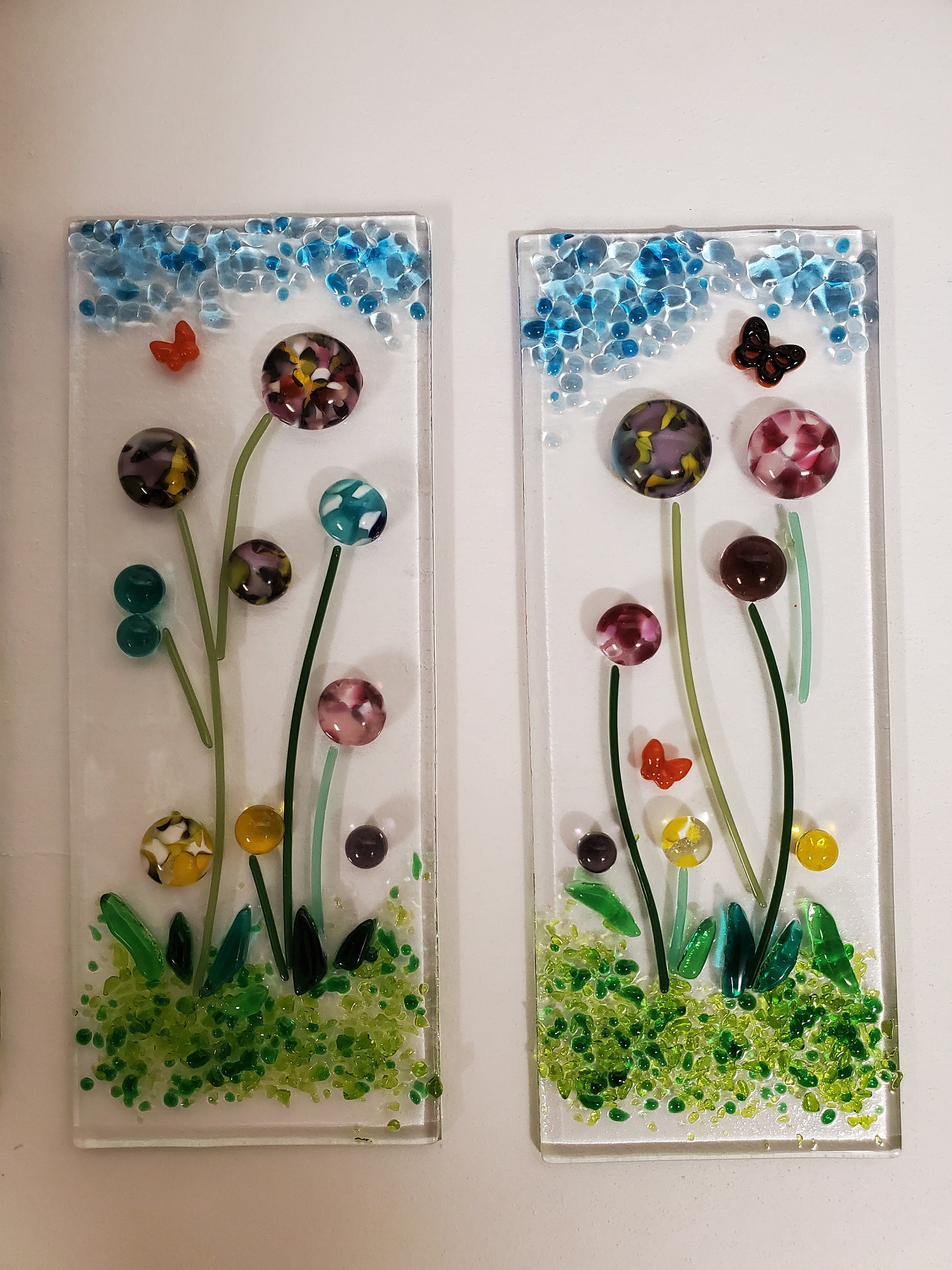 COE 96 Glass Fusing BUTTERFLIES Small 6mm Wide 30 Pack Inclusions ...