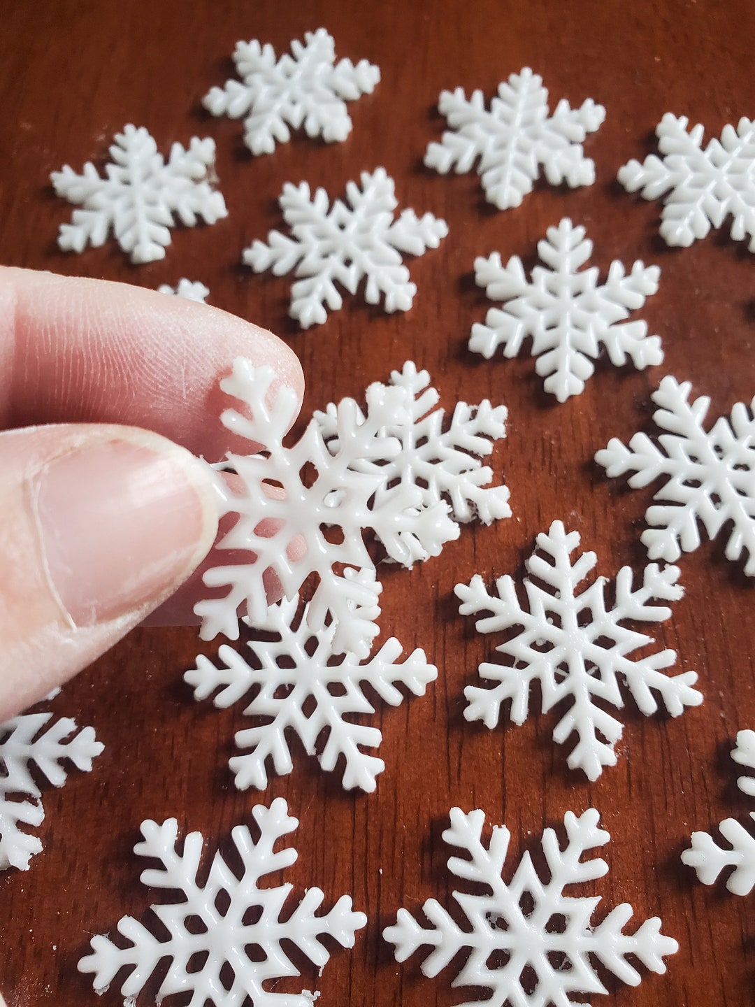 96 COE Glass Fusing BULK SNOWFLAKE Packs. Sets of 12 or 20. Inclusions ...