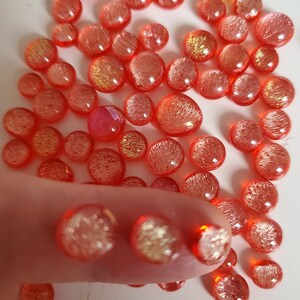 96 COE. Small Dichroic Glass Dots Mix. 75 Pack. Frit Balls. Dichro on ...