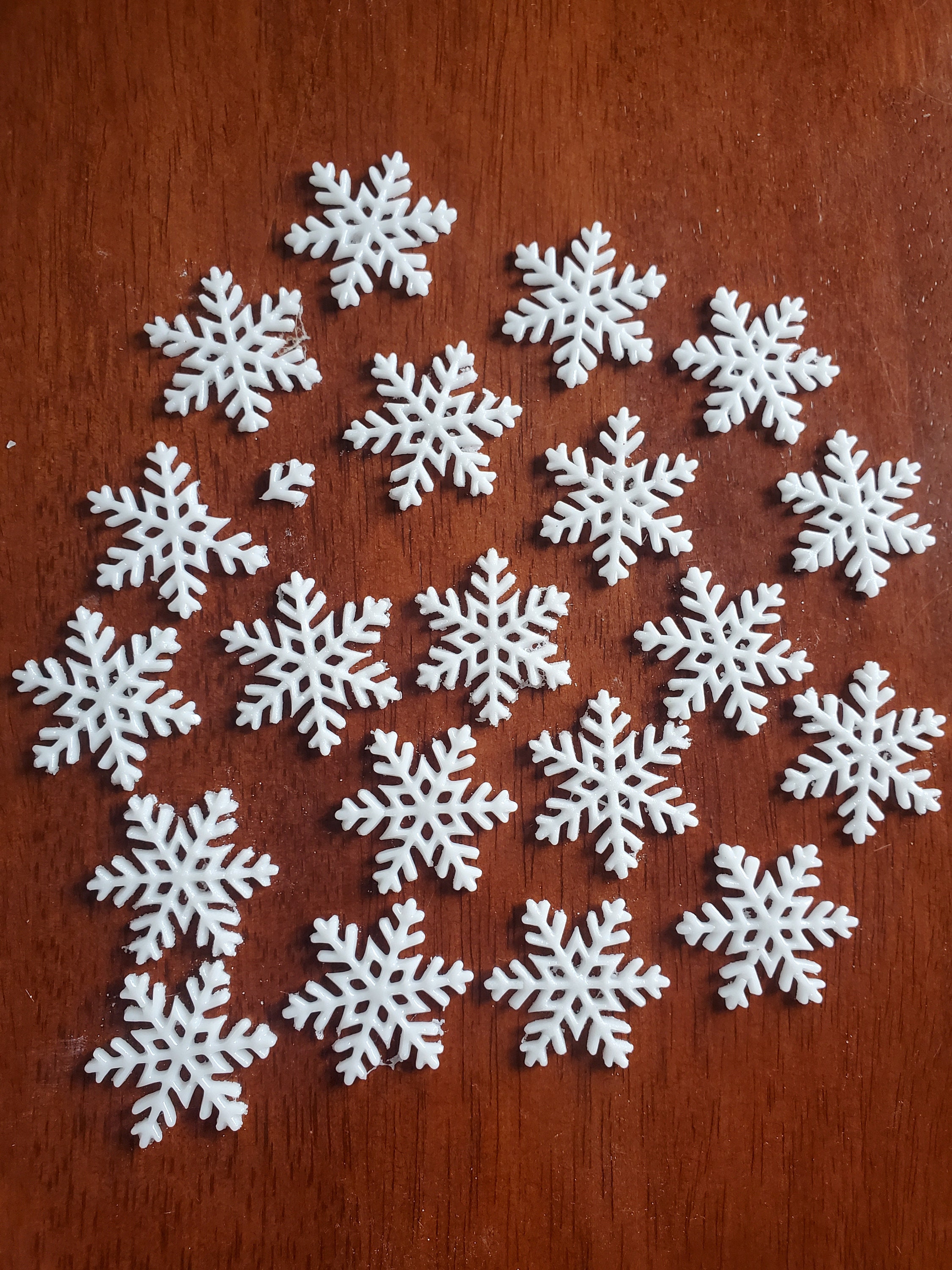 96 COE Glass Fusing BULK SNOWFLAKE Packs. Sets of 12 or 20. Inclusions ...