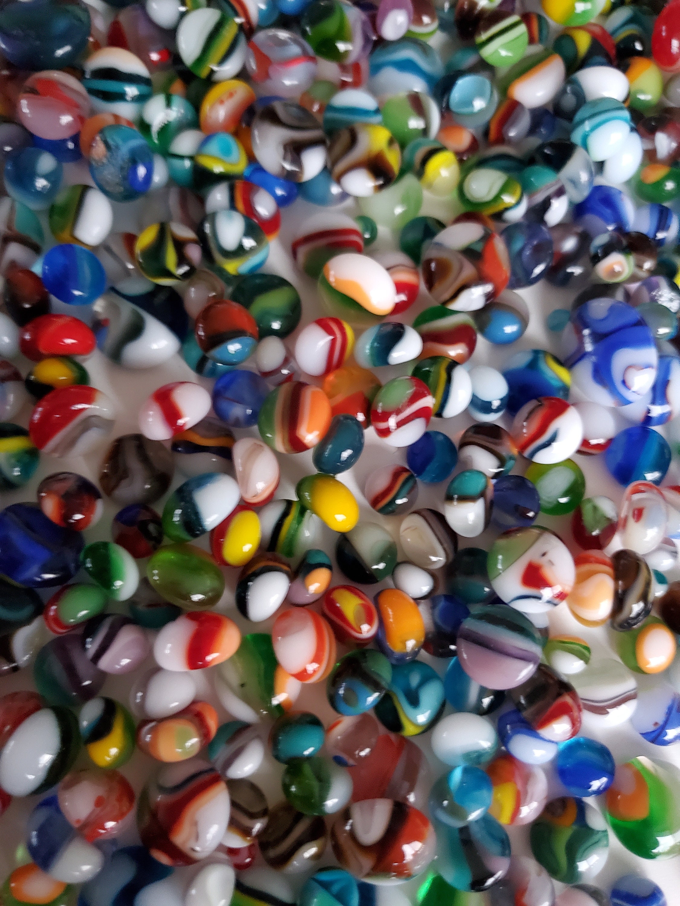 COE 96 Small Glass Puddles / Dots / Frit Balls. Rainbow Mix. 30 Grams ...