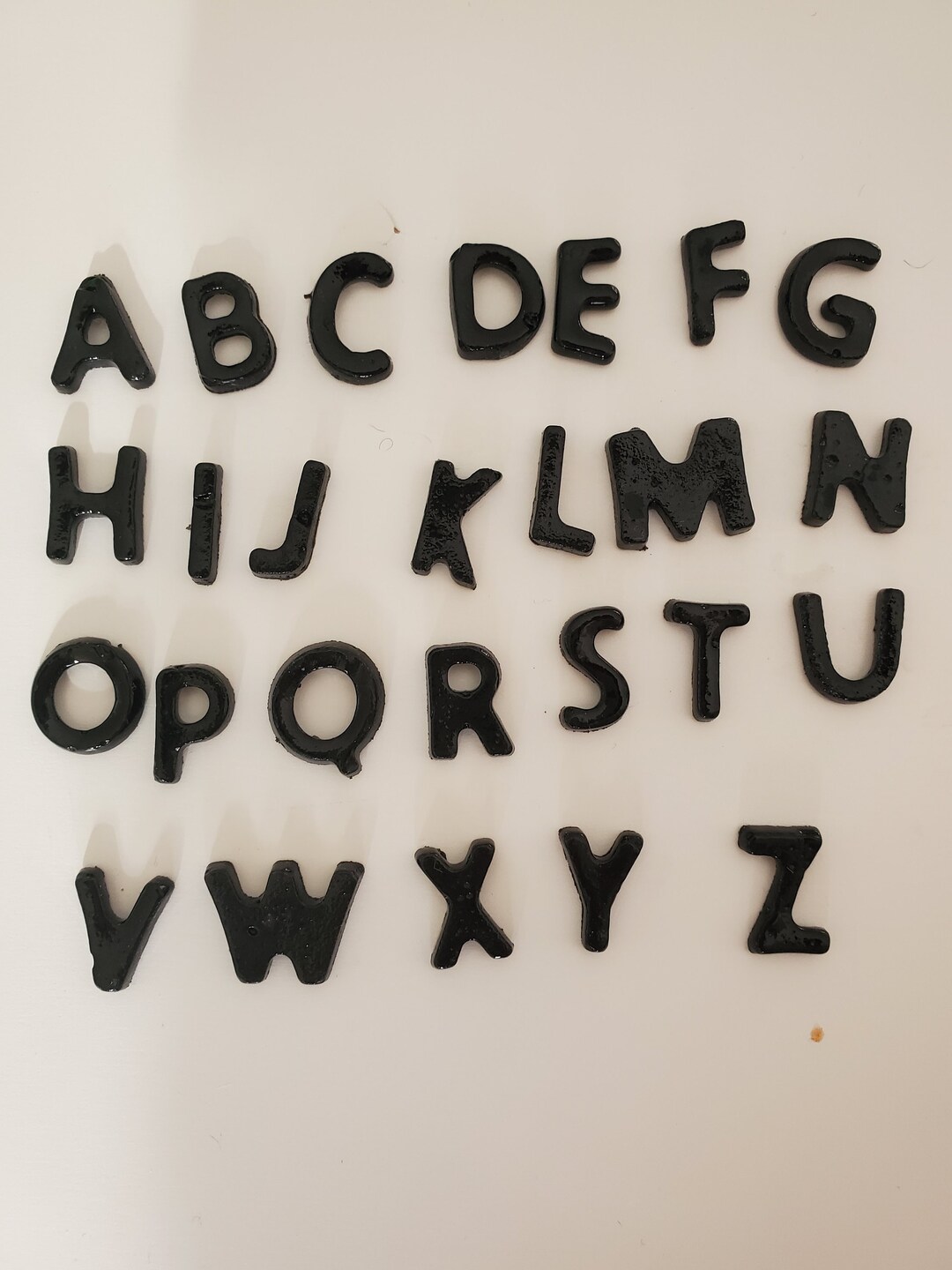 96 COE Glass Fusing Alphabet LETTERS for Words. Inclusions. Freeze and ...