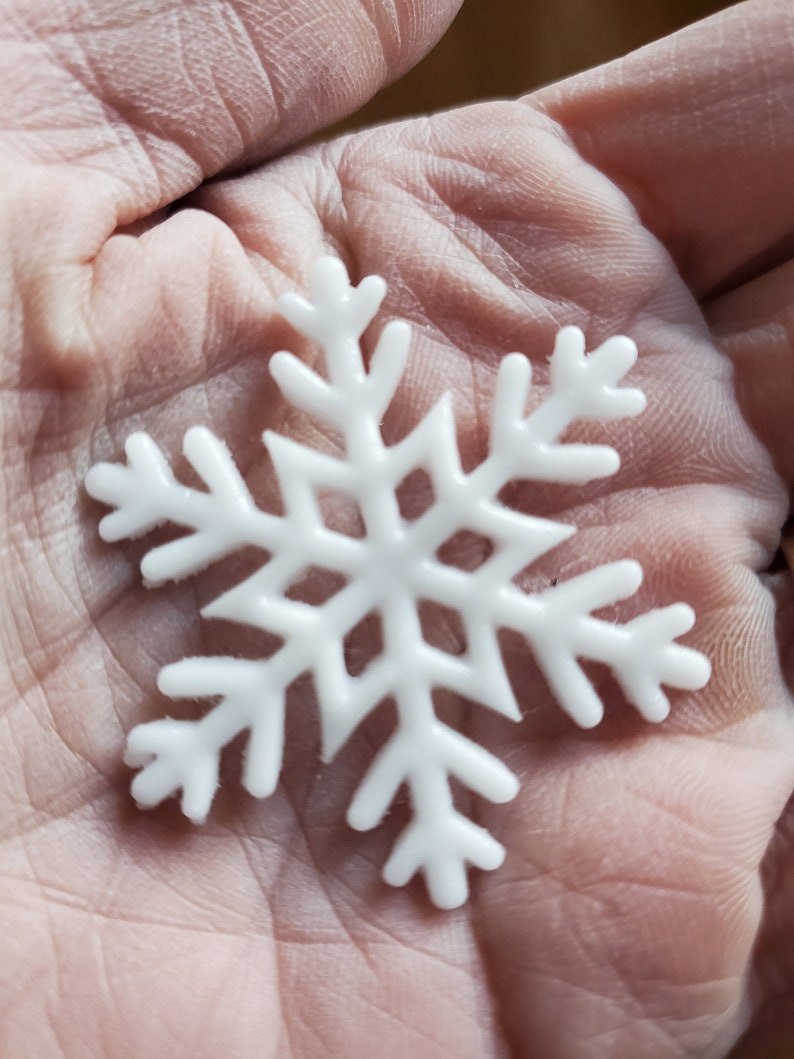 96 COE Glass Fusing BULK SNOWFLAKE Packs. Sets of 12 or 20. Inclusions ...