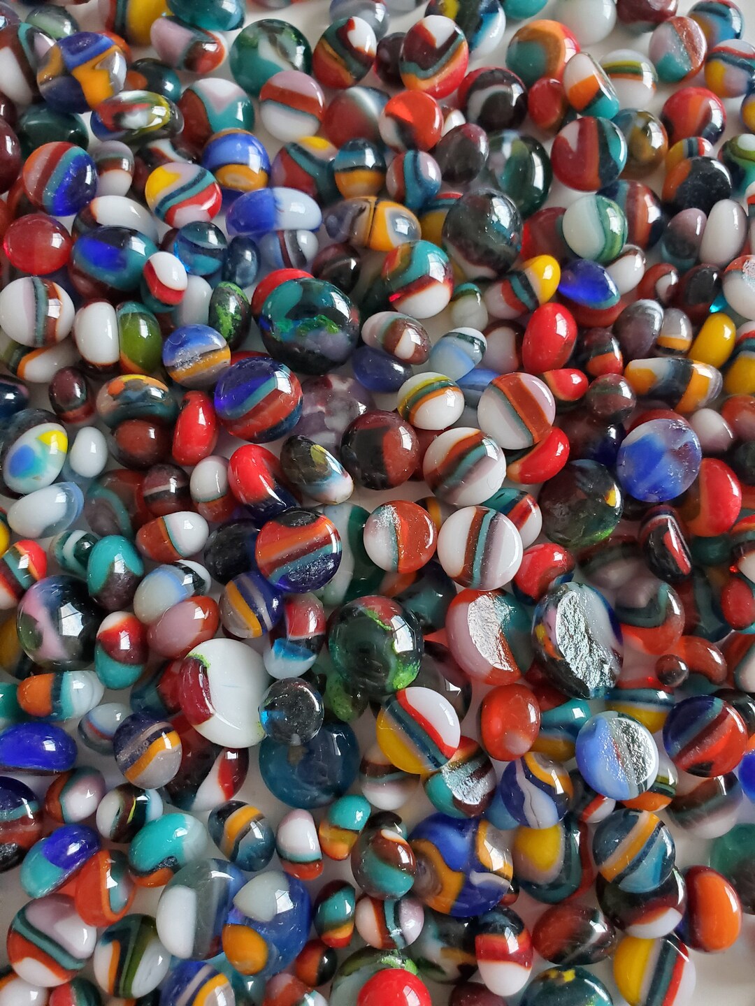 COE 96 Glass Puddles / Dots / Frit Balls. Rainbow Mix. 30 Grams ...