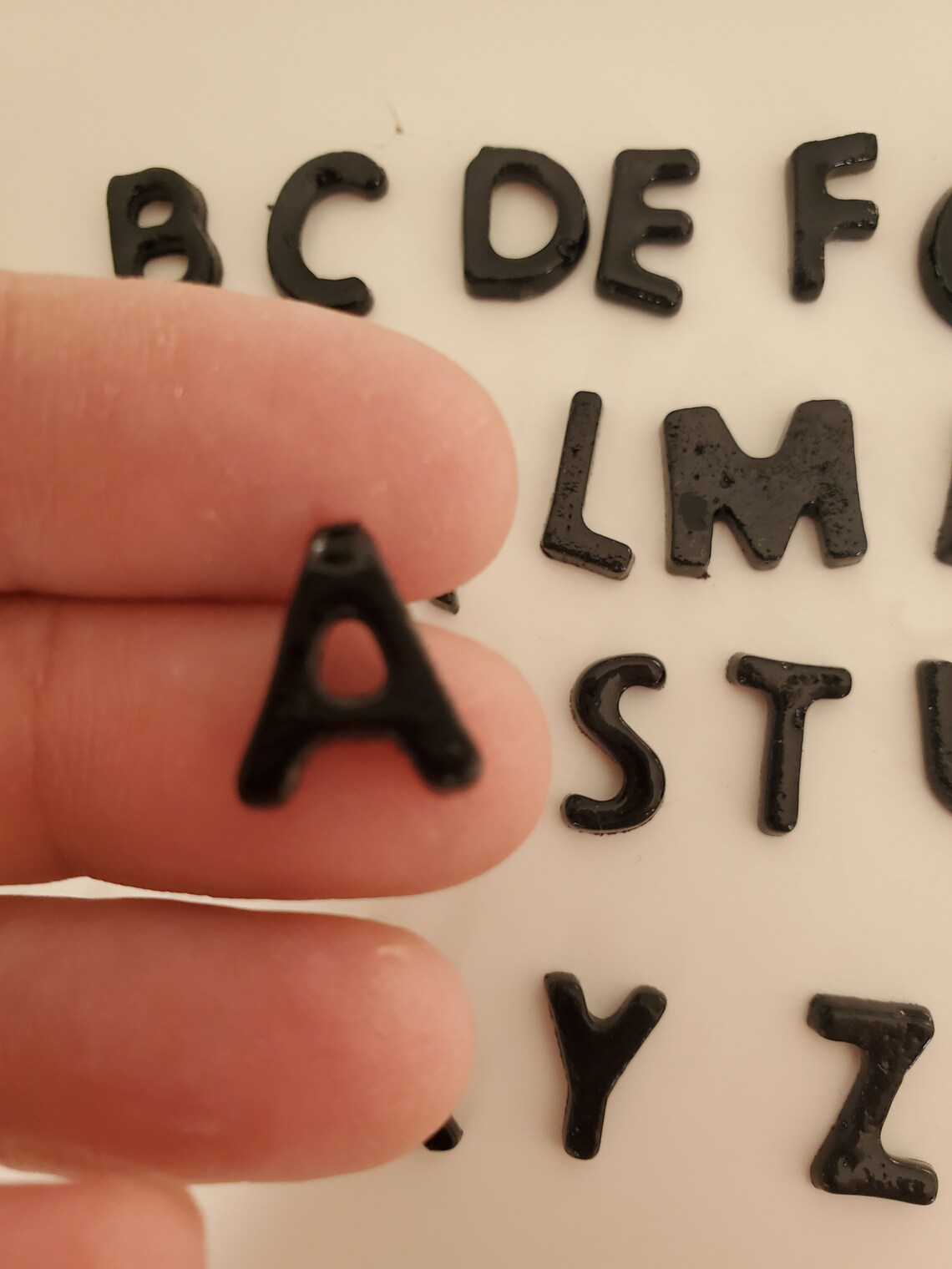 96 COE Glass Fusing Alphabet LETTERS for Words. Inclusions. Freeze and ...