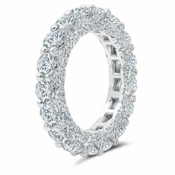 Diamond Encrusted Wedding Band - Etsy