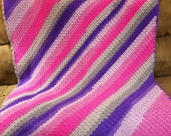 Pink Afghan - Etsy