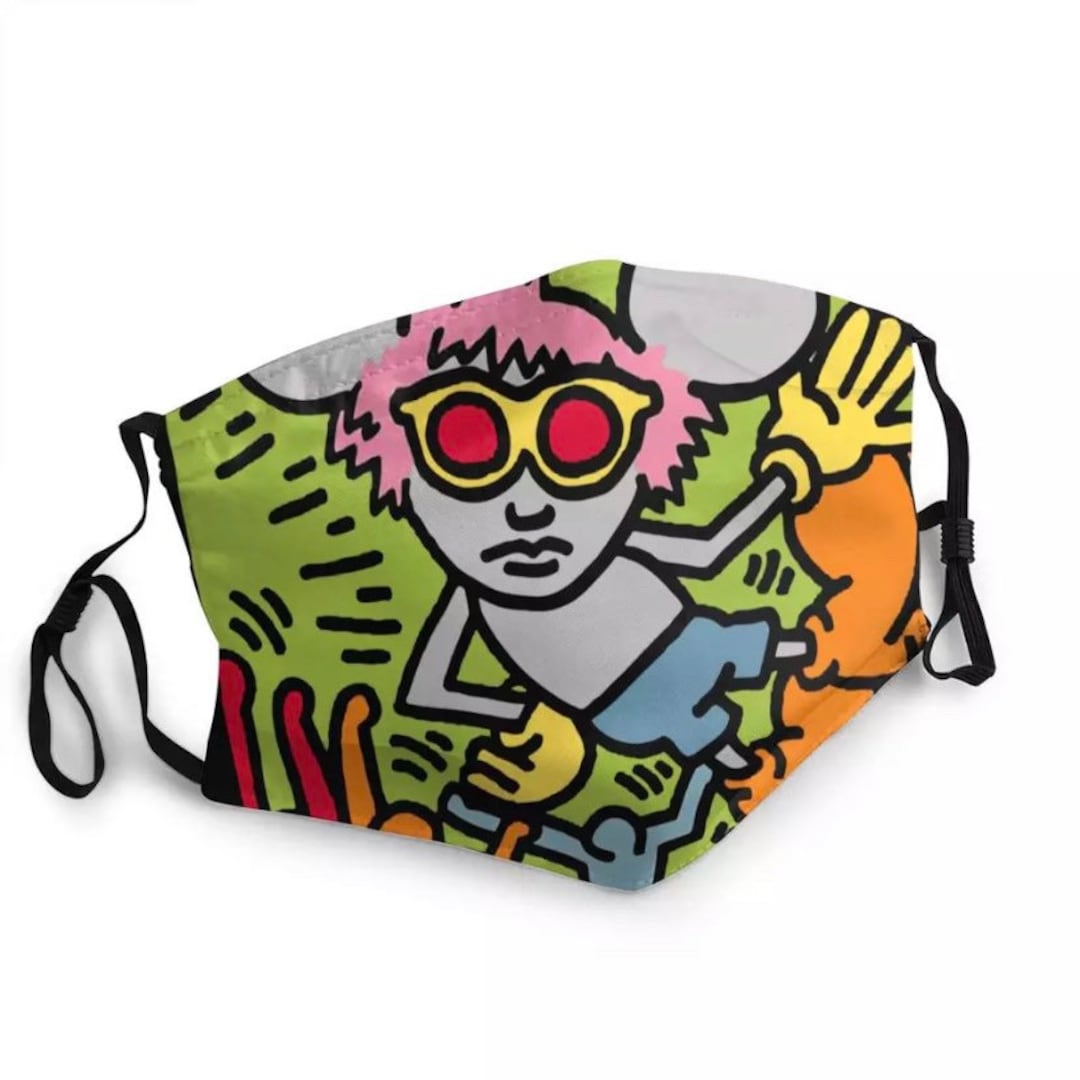 Keith Haring Face Mask - Etsy