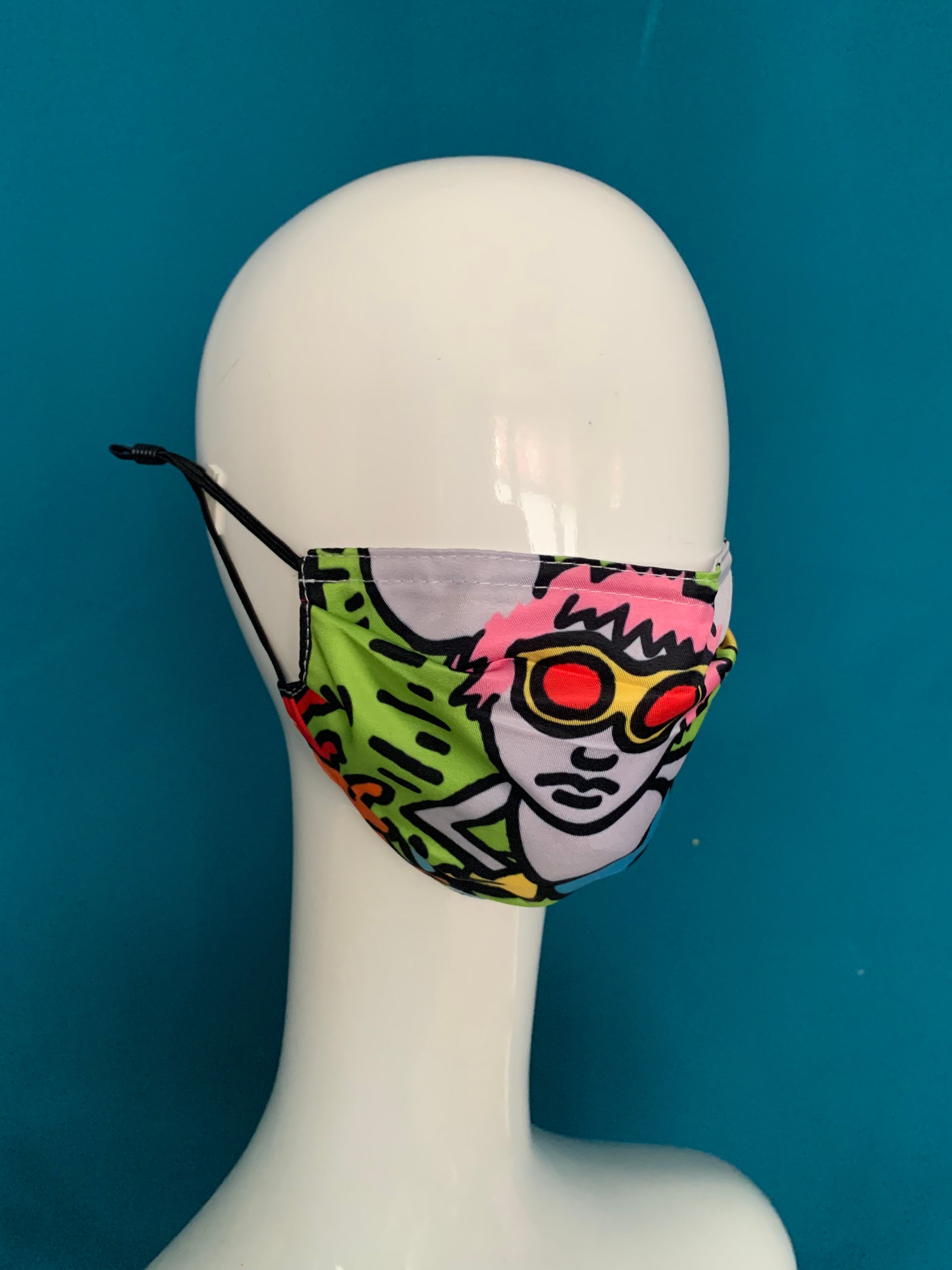 Keith Haring Face Mask - Etsy UK