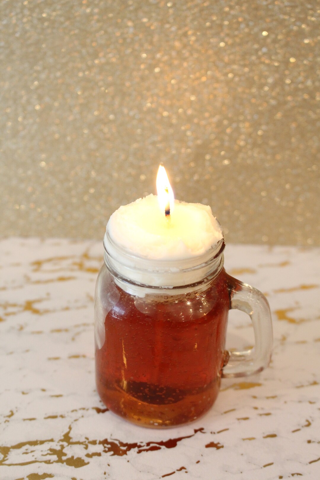 Mini Beer Candle - Soywax and Gel Wax - Yeast Beer Aroma - Etsy
