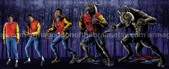 Michael Jackson Thriller Werewolf Transformation