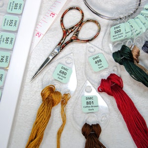 DMC Thread Drop Labels - Organize Your Annie's Keepers and Floss Drops ...