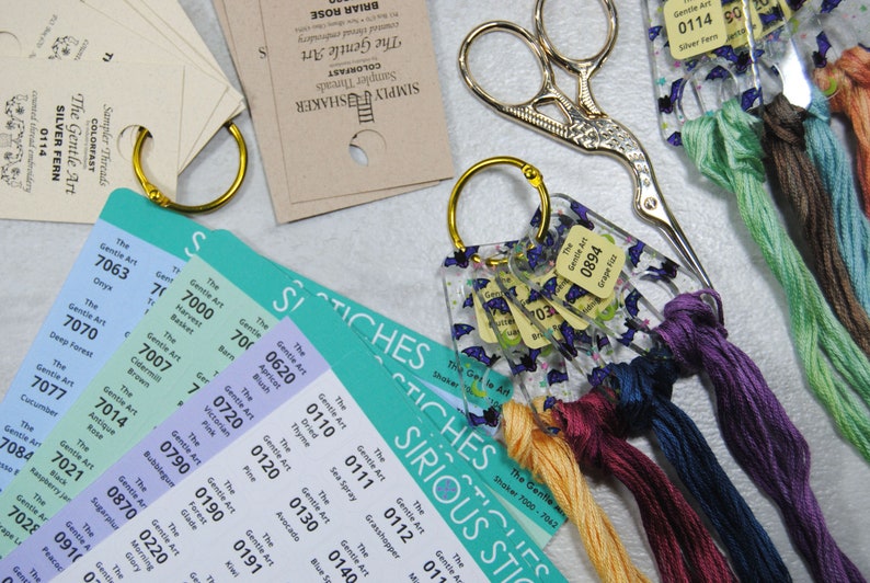 The Gentle Art Thread Drop Labels Organize Your Overdyed - Etsy