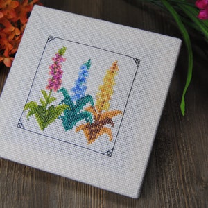 Zelda Cross Stitch Pattern - Breath of the Wild Safflina Flower Design ...