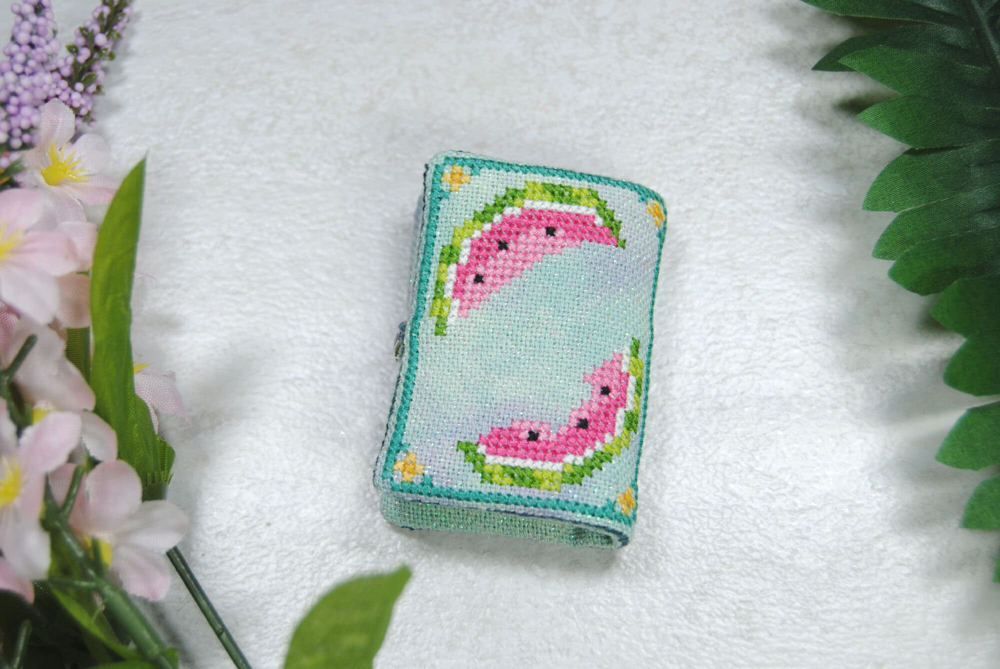 Watermelon Cross Stitch Pattern Mini Needlebook Design - Etsy