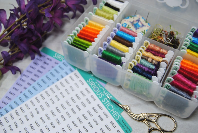 The Gentle Art Thread Labels - Organize Your Bobbins With Large Font ...