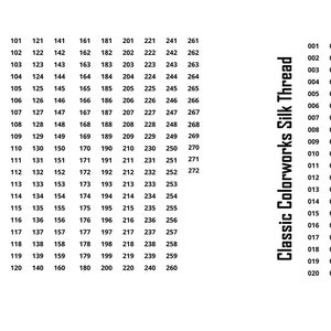 Classic Colorworks Thread Labels - Organize Your Bobbins With Large ...