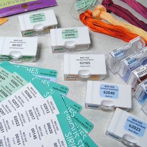 Mill Hill Labels - Organize Your Seed Beads With Large Font Number ...