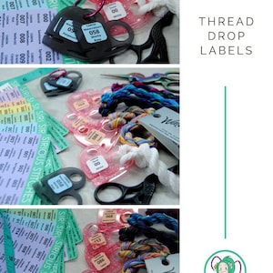 CARON Collection Thread Drop Labels - Organize Your Overdyed Thread on ...