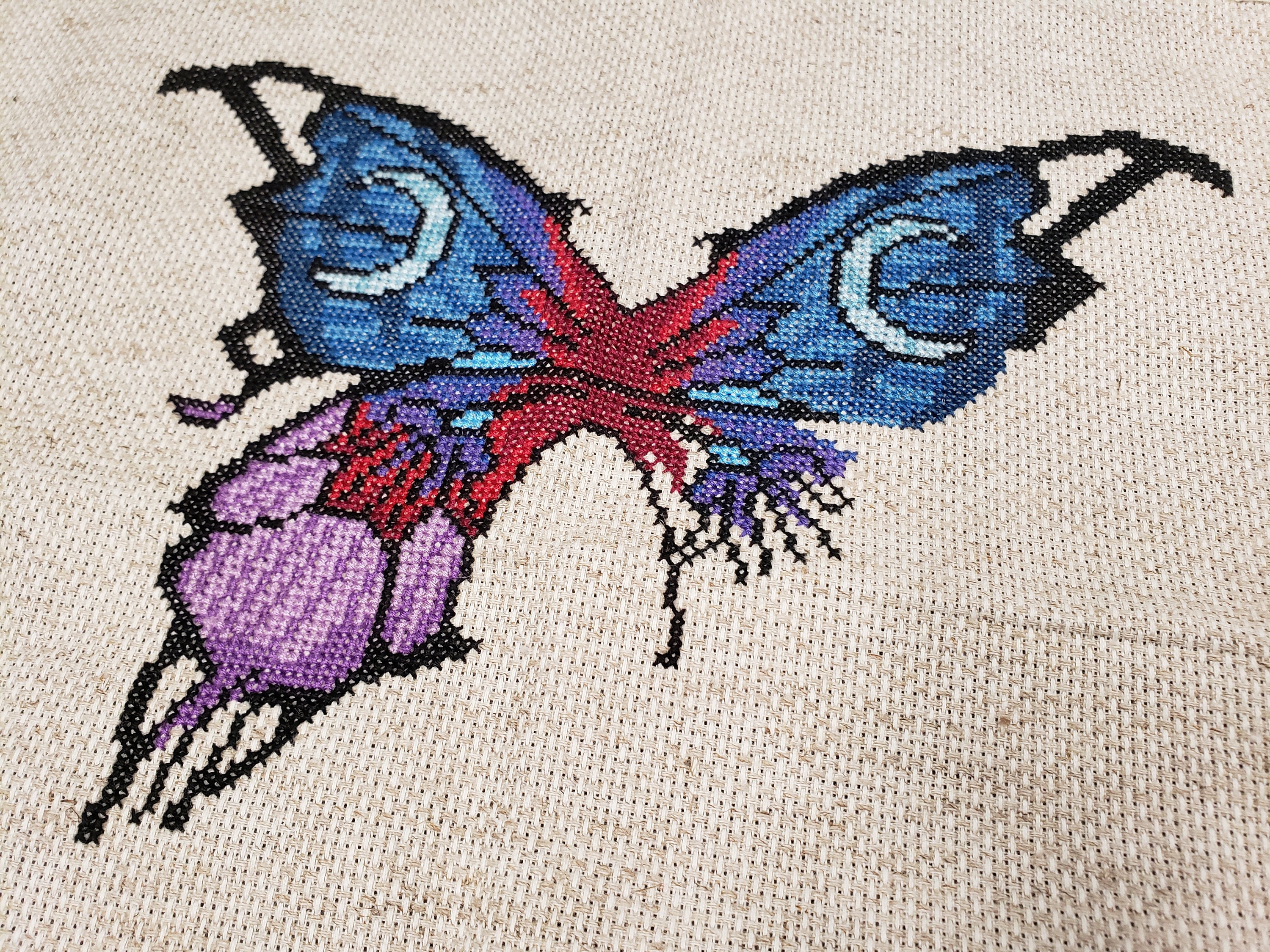 Bayonetta Cross Stitch Pattern Madama Butterfly Wings Design - Etsy