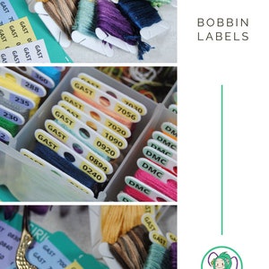 The Gentle Art Thread Labels - Organize Your Bobbins With Large Font ...