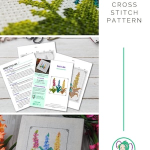 Zelda Cross Stitch Pattern Bundle - Legend of Zelda Flowers Set - Flora ...